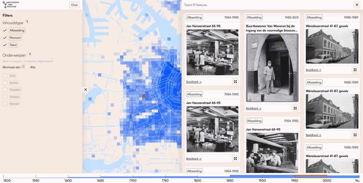 Amsterdam Time Machine Data Index